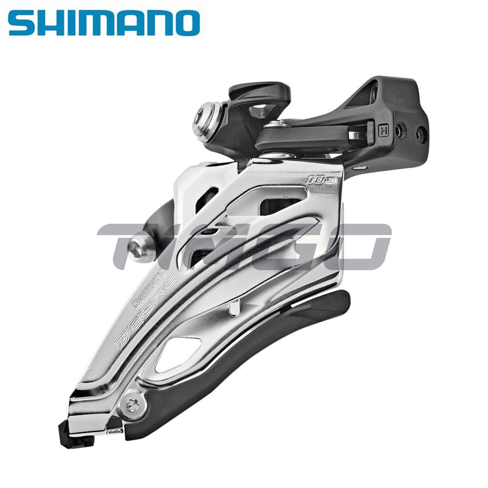 Shimano Deore FD-M4100 2x10 Speed Front Derailleur Side Swing Clamp-on 31.8/34.9mm | Shopee ...