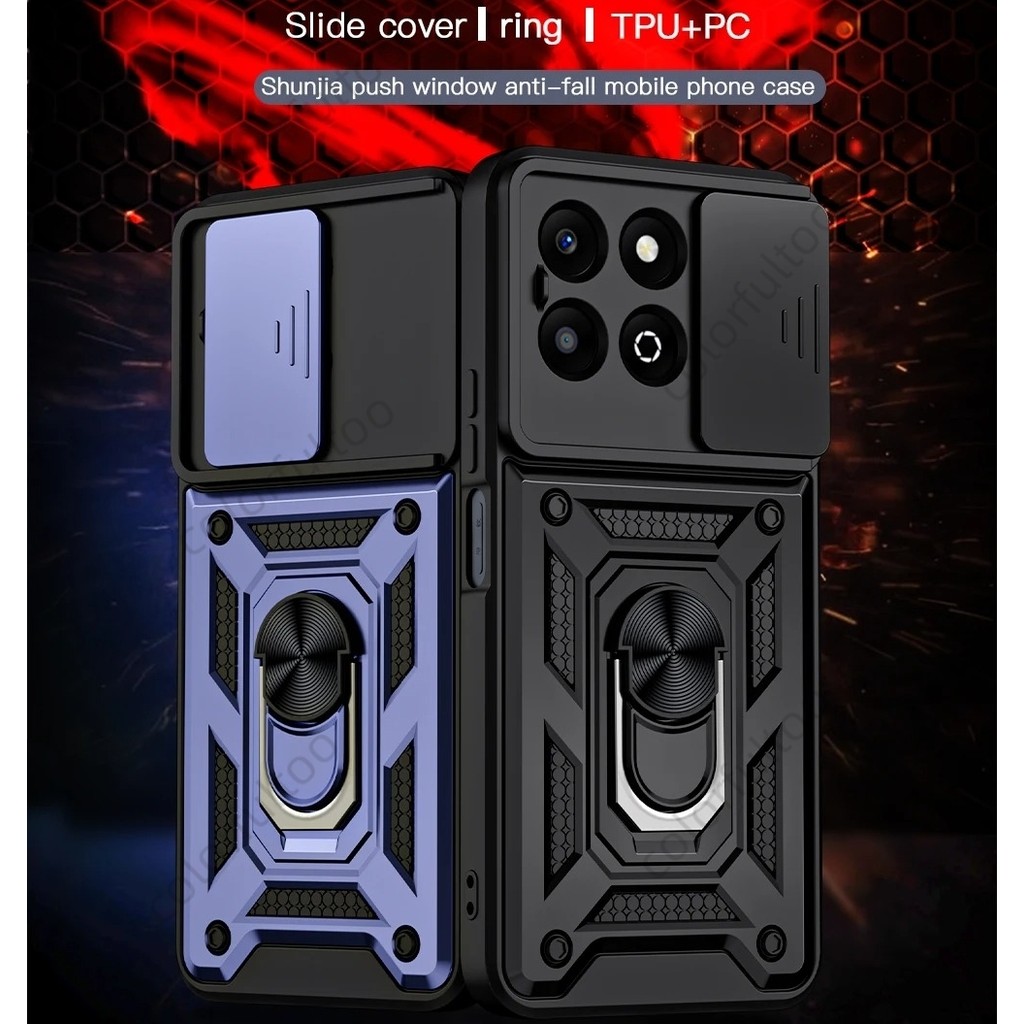Honor X8C 4G Magnetic Ring Holder Phone Case For Honor X6b X7C X 7C X ...