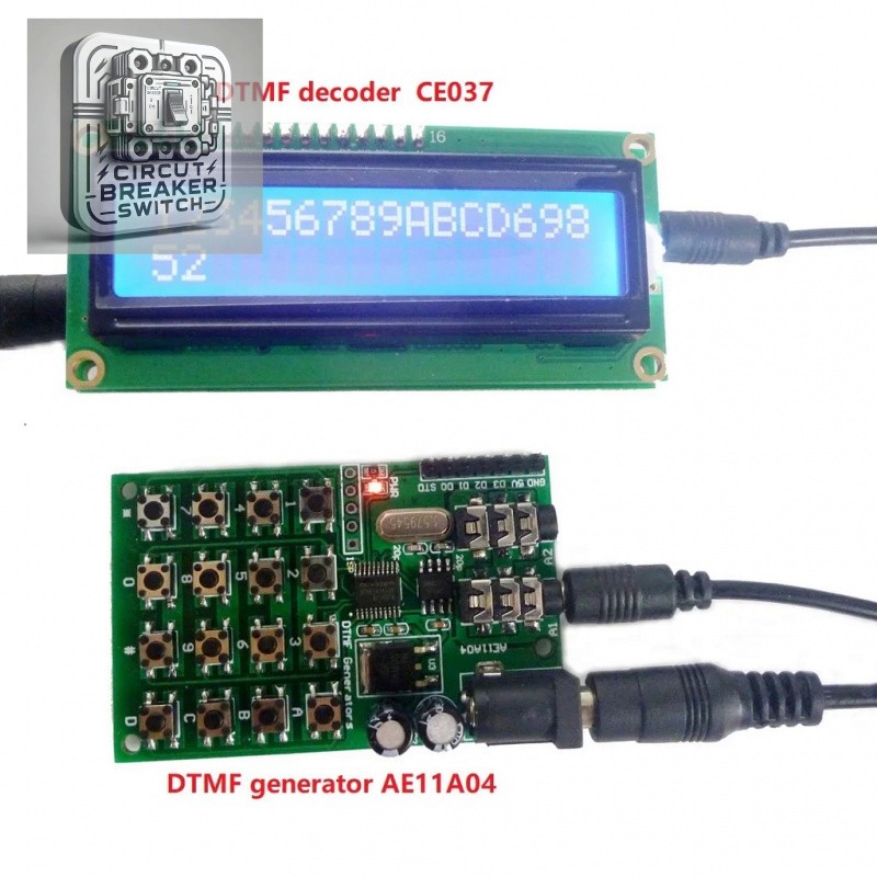 Dual TonesTransmitter Voice Encoder DTMF Generator Keyboard Control ...