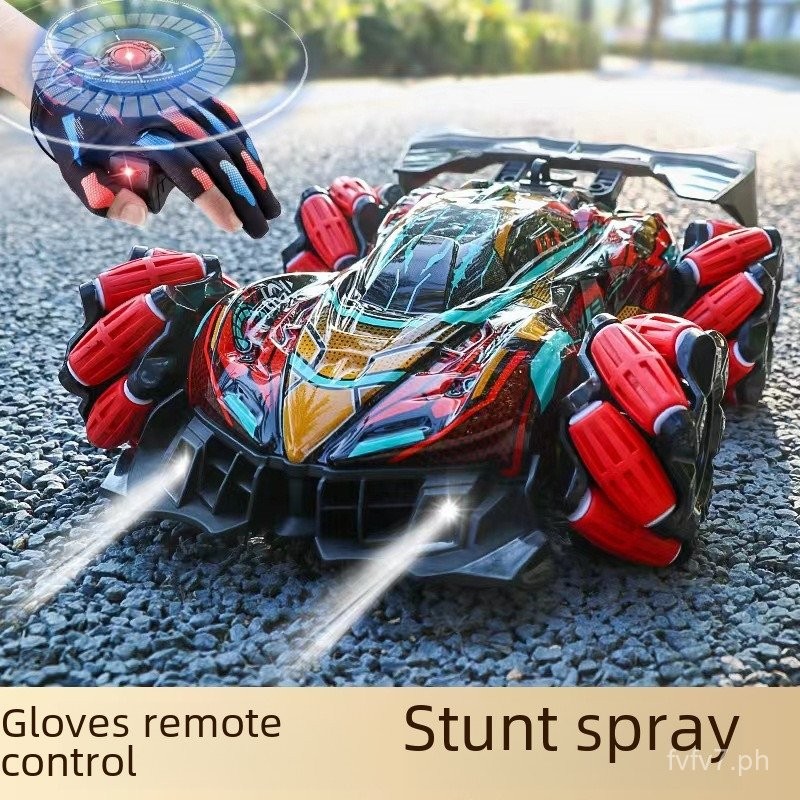 Four-Wheel Spray Remote Control Car Gesture Sensor with Light Stunt ...