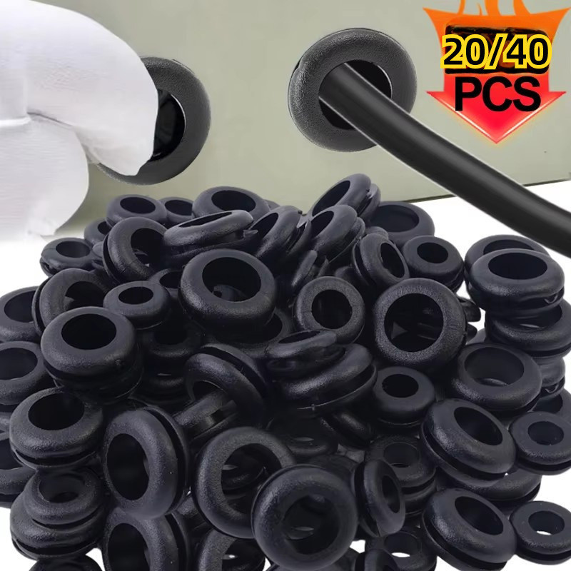 20/40PCS O Ring Rubber Washers - Black 8MM 10MM 12MM 14MM Double-side ...