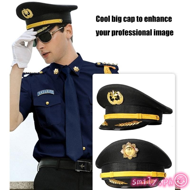 SMLILY Bachelor Party Hat Security Guard Hat Stage Show Hat Party ...