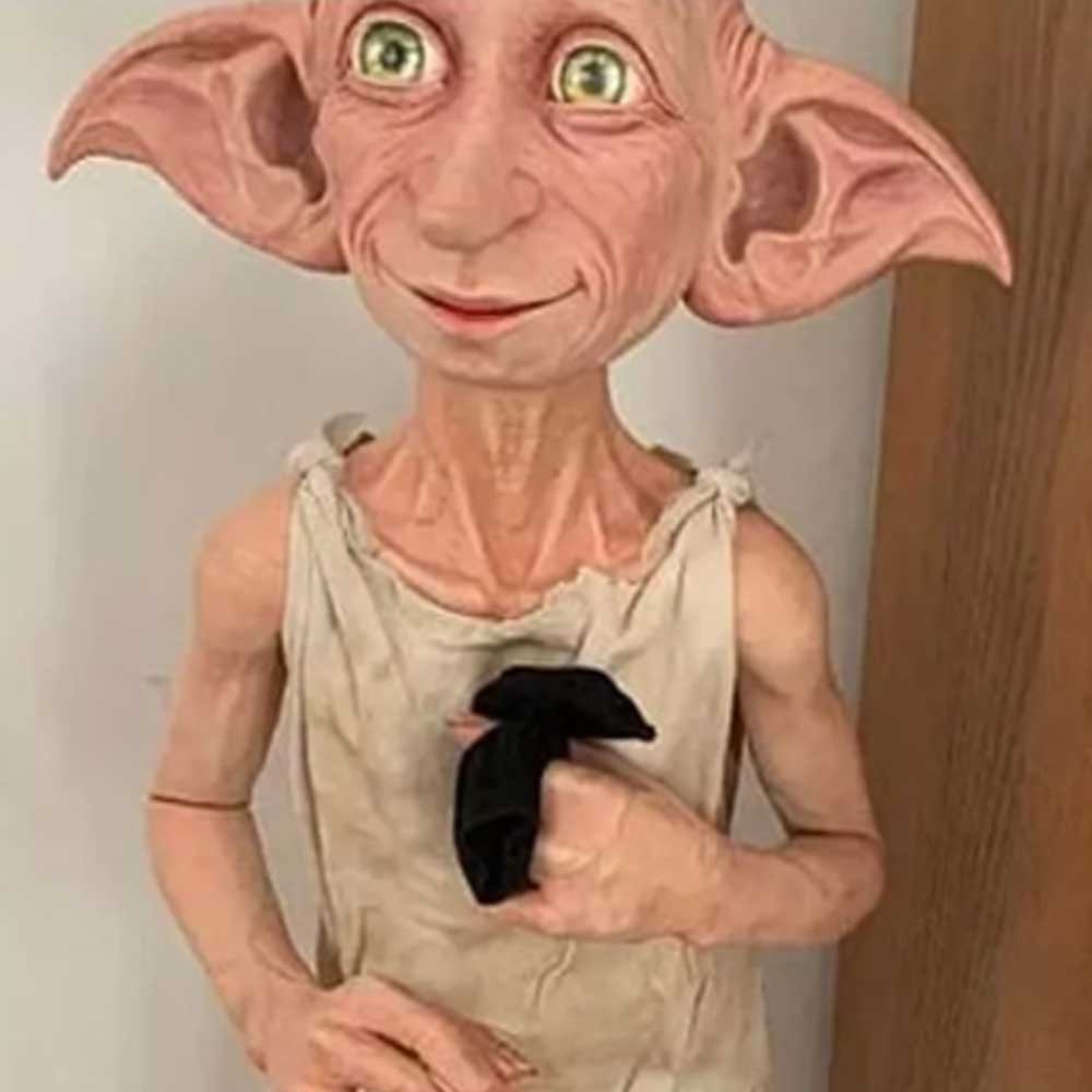 16cm Halloween Figurine Domestic Little Elf Dobby Model Animal Doll ...