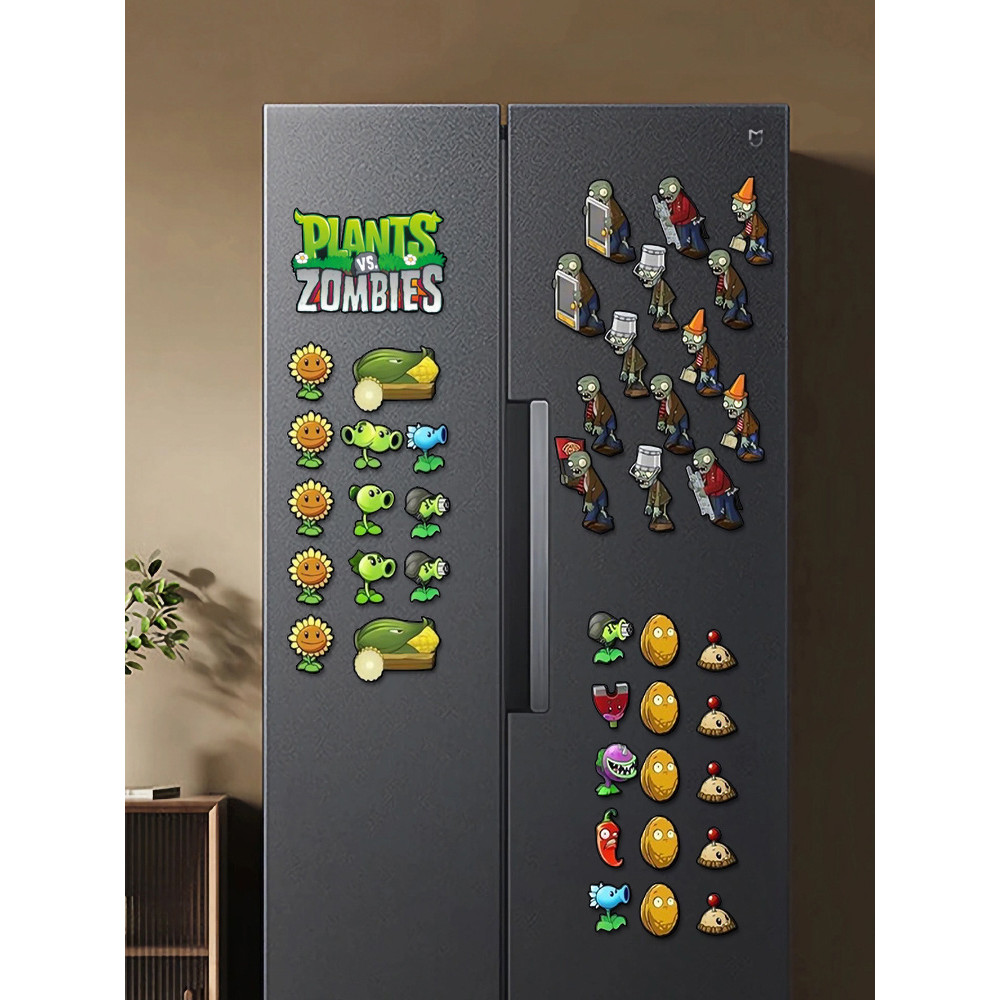Refrigerator Sticker and Magnet Sticker Cartoon Decorative Personality ...