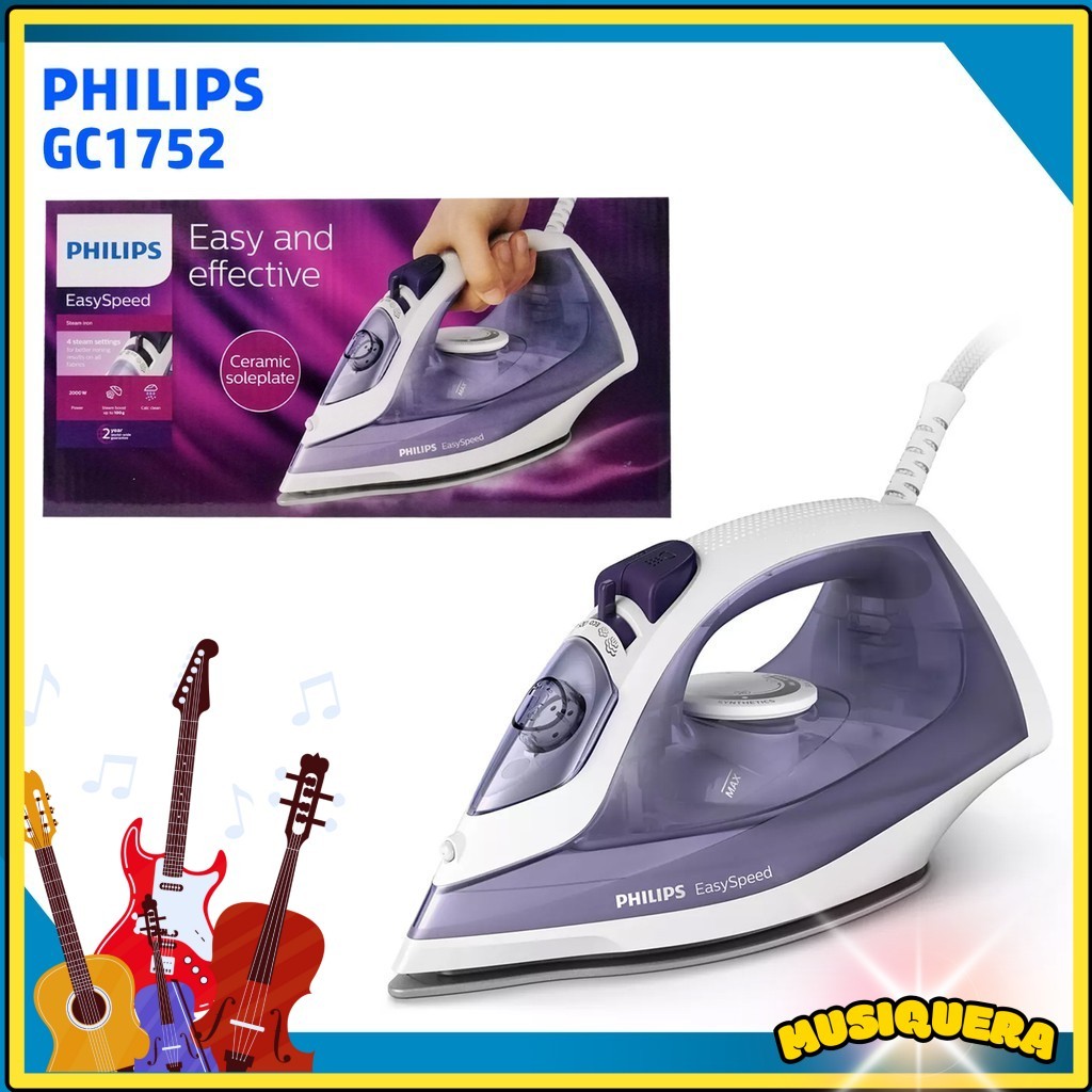 GC1752 Steam Iron 2000W Ceramic soleplate (COD) | Shopee Philippines