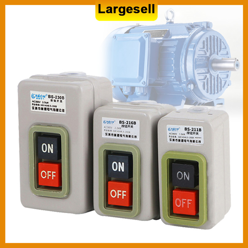 Power Push Button Switch On/Off High Current Push Button Case Metal ...