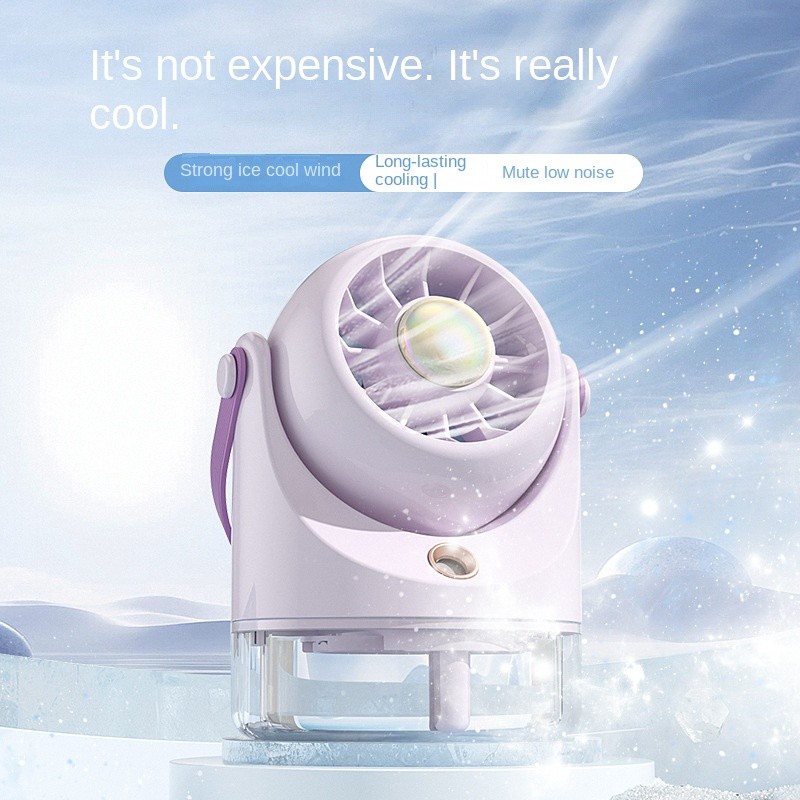 Air Spray Cool Air Desktop Fan USB Charging Desktop Water Cooling ...