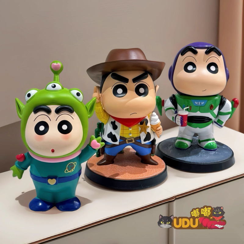 Creative Three-Eyed Crayon Shin-chan Figure Desktop Decoration Cartoon ...
