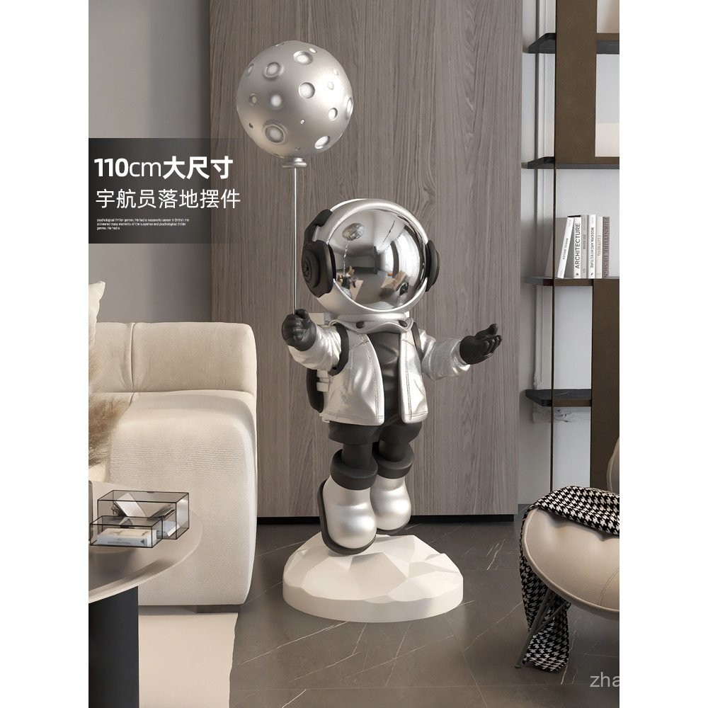 Creative Astronaut Living Room Ornament Large Floor-standing Space Man ...