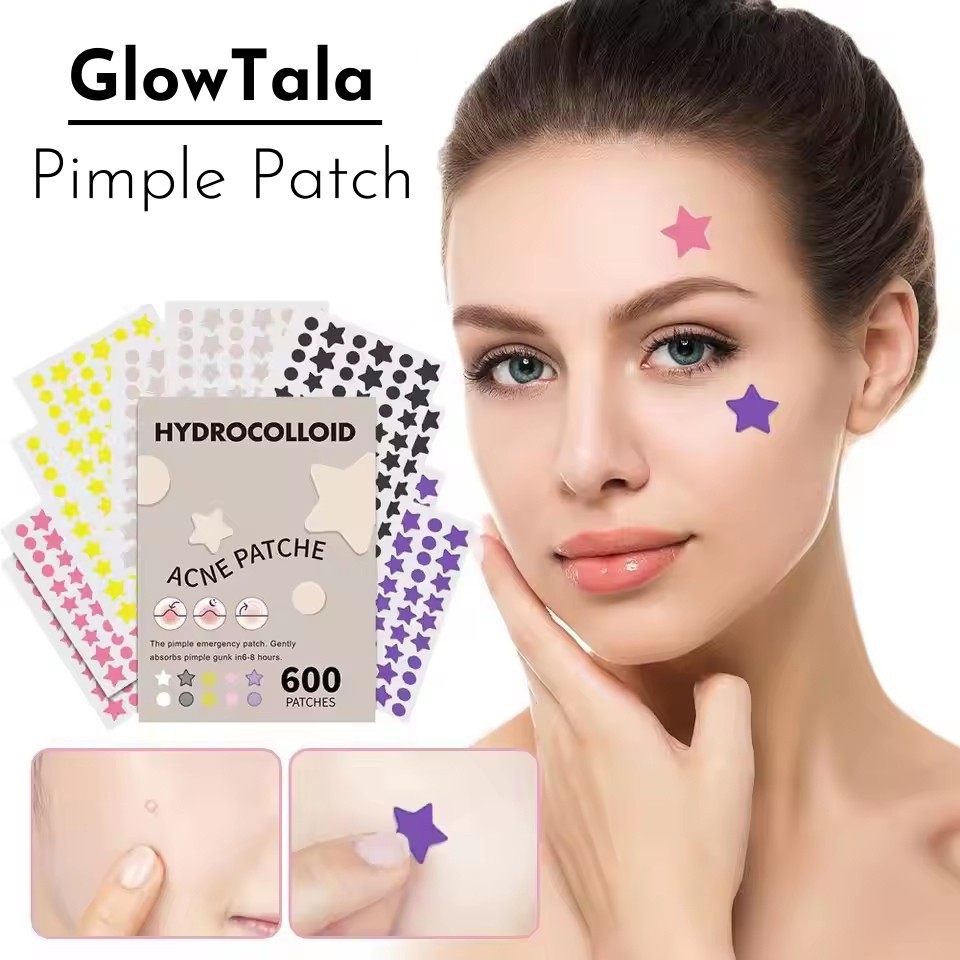 200/360/600PCS Pimple Patches For Face Hydrocolloid Acne Patches ...