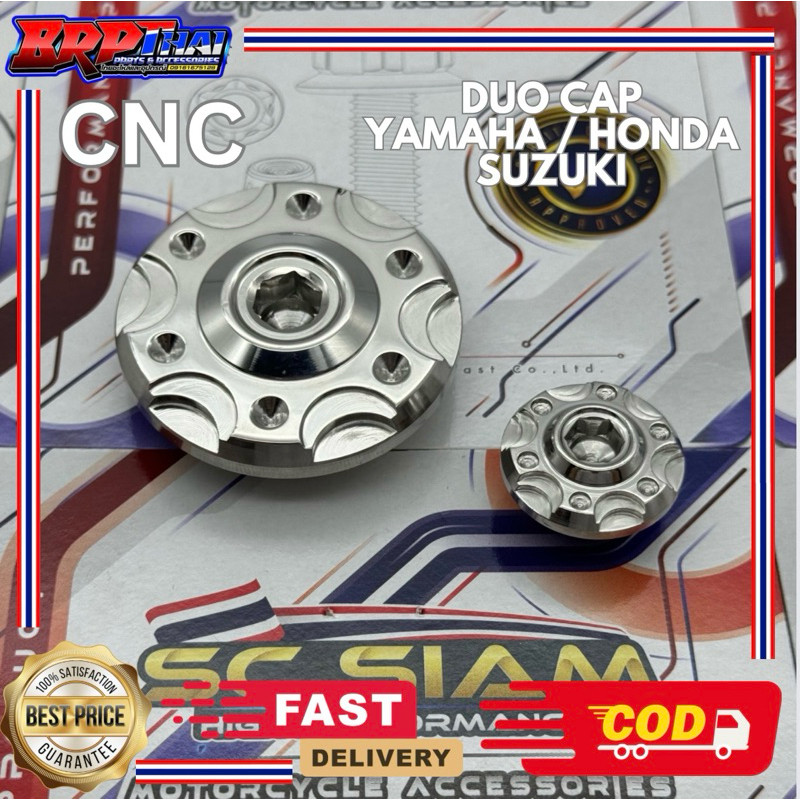 SC CIAM CNC DUO CAP FOR MIO / WAVE / RAIDER CARB / RAIDER FI / XMAX ...