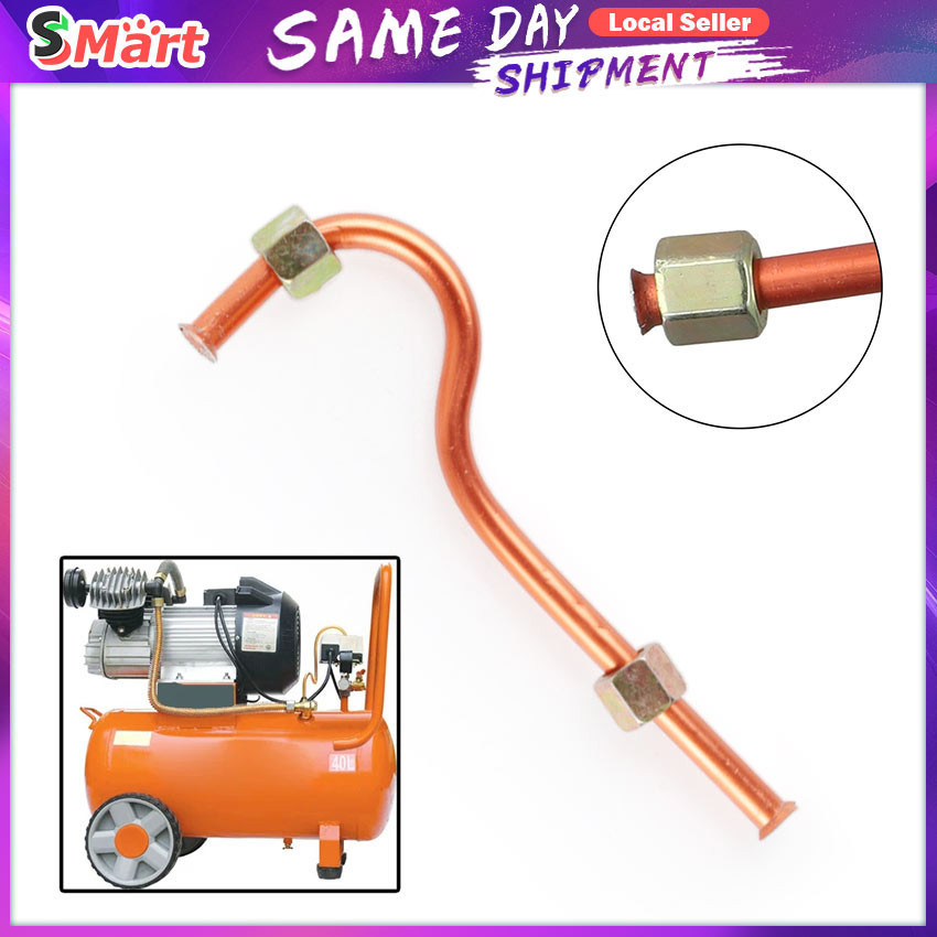 Thread Aluminum Air Compressor Exhaust Tube Replacement Hex Nut Air ...