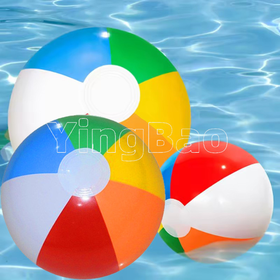 36cm Inflatable Beach Ball Big Blow Up Beach Balls Fun Party Toy For ...