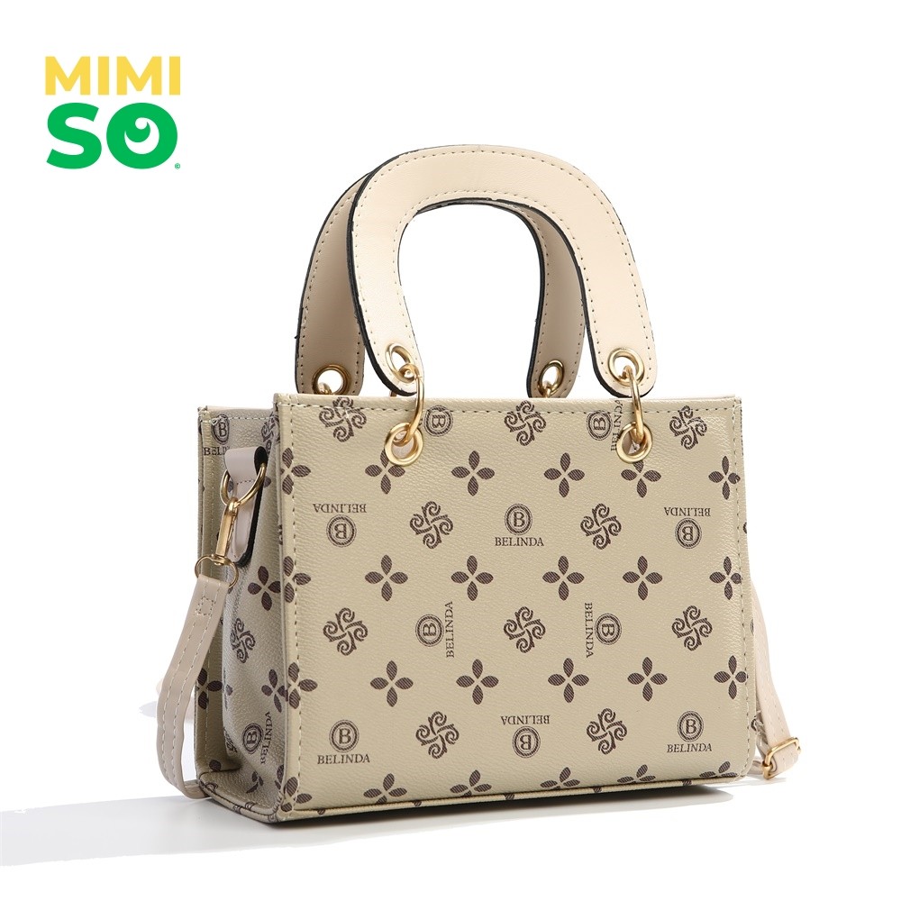 MIMISO Handbag For Woman PU Leather Office Elegant Korean Cute Mini ...
