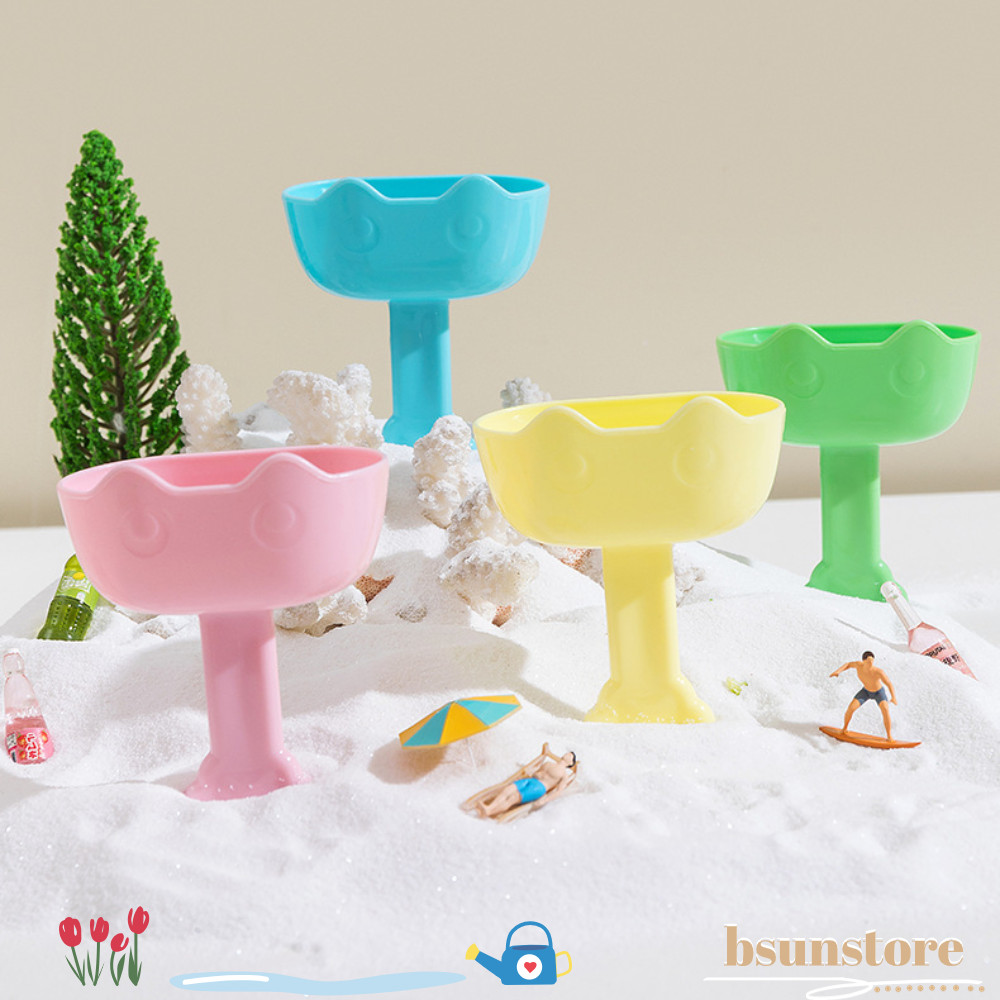 BSUNS Ice Cream Bracket, Drip Free Cartoon Drip-Proof Popsicle Holder ...
