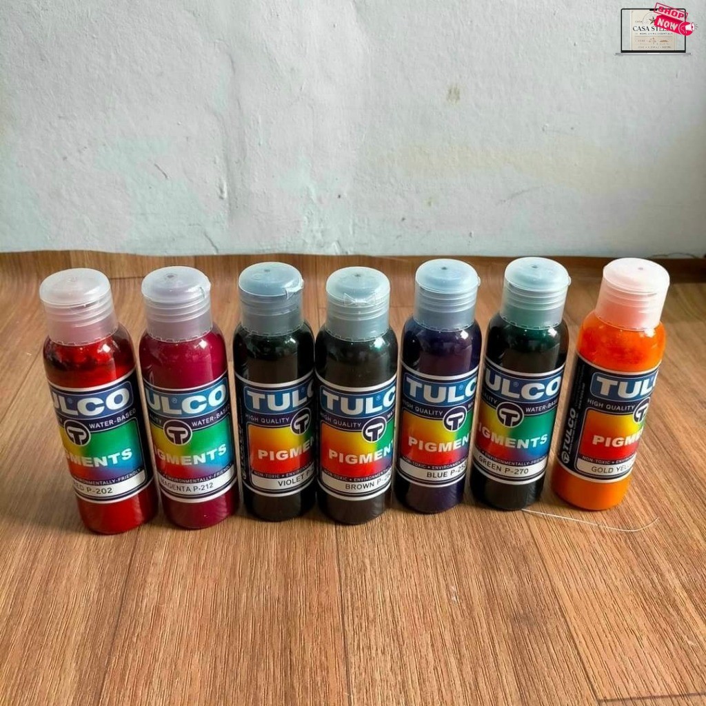 [100G] Tulco Pigment Standard Colors Textile Paint | Shopee Philippines