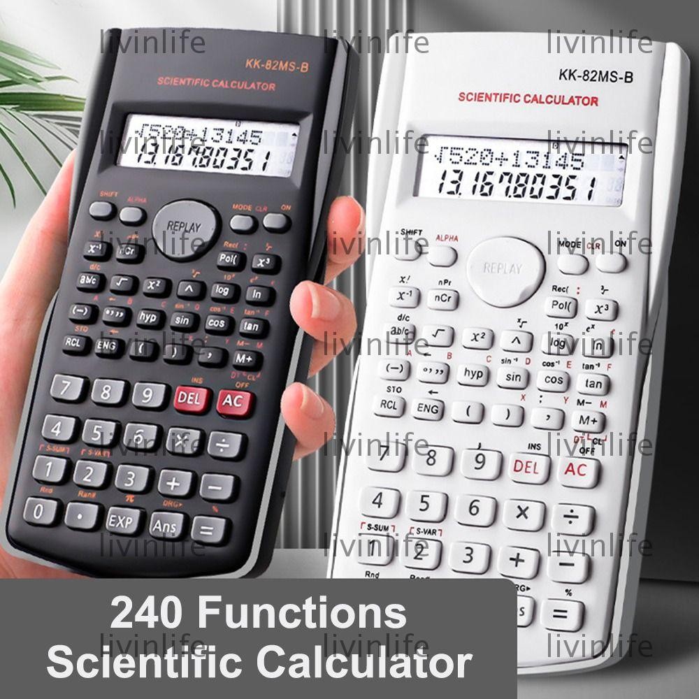 LIVINLIFE Engineering Scientific Calculator, 240 Functions Standard Function Calculator ...