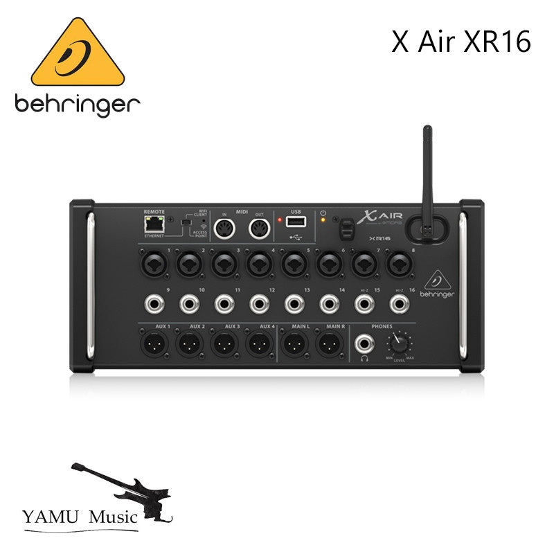Behringer X Air XR16 16 Channel Digital Mixer with 8 Programmable Midas ...