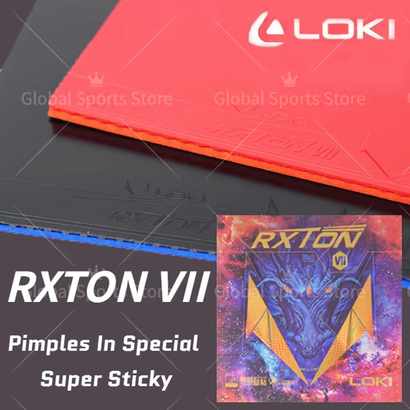 Original LOKI RXTON 7 Table Tennis Rubber Supper Sticky RXTON Ⅶ Ping ...