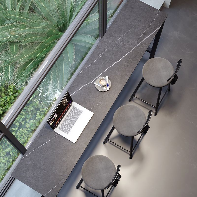 Balcony Home Bar Table and Chair Water Bar Wall Strip Kitchen Island ...