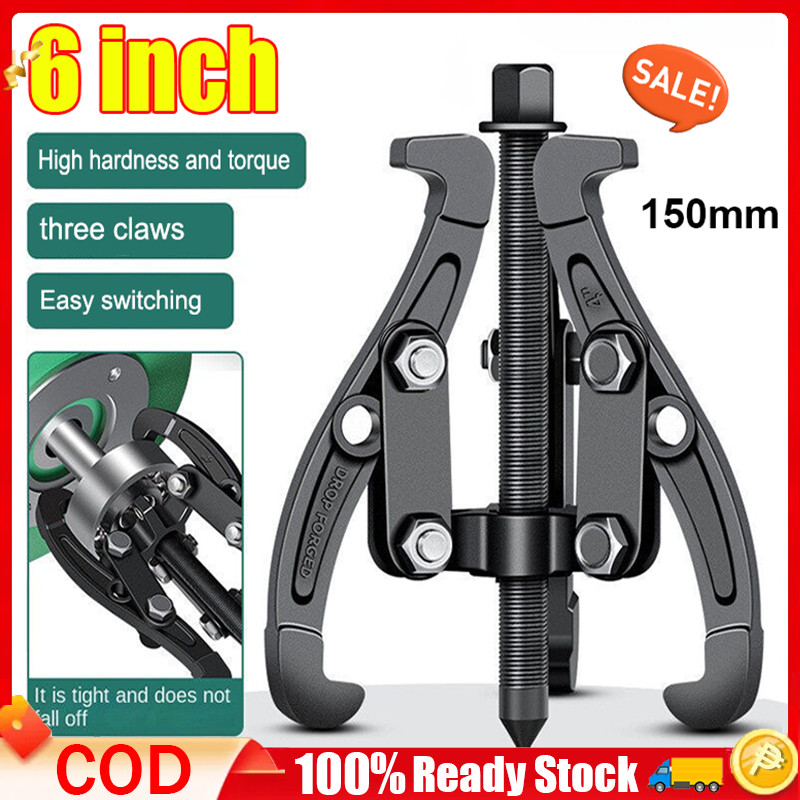 Performance Tool - 4/6 Inch 3 Jaw Bearing Puller Tool Gear ...