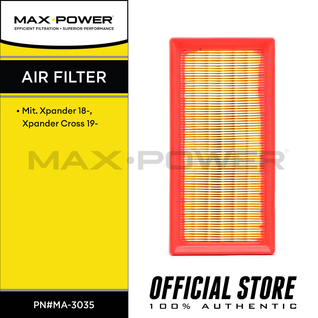 MAX Power Air Filter For Mitsubishi Xpander 2018-2023, Xpander Cross ...