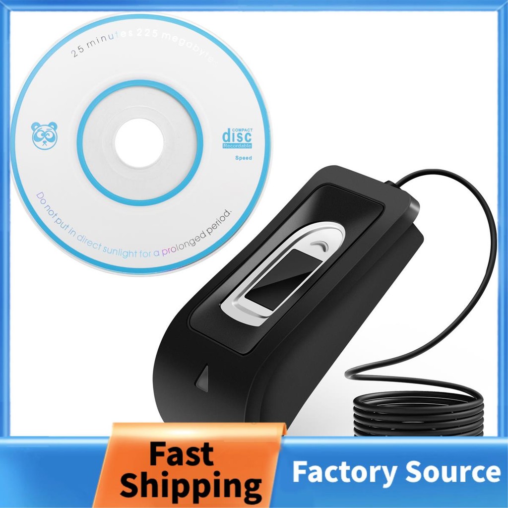 Compact USB Fingerprint Reader Scanner Reliable Biometric Access ...