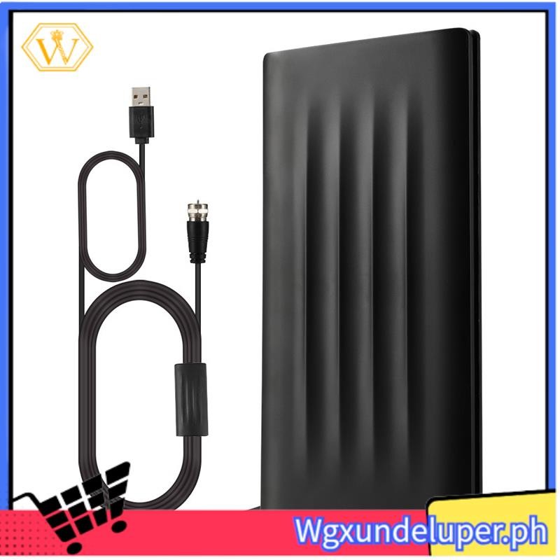 【W】ATSC TV Antenna UHF VHF Indoor Outdoor DVB-T2 DTMB ISDB-T Antenna ...