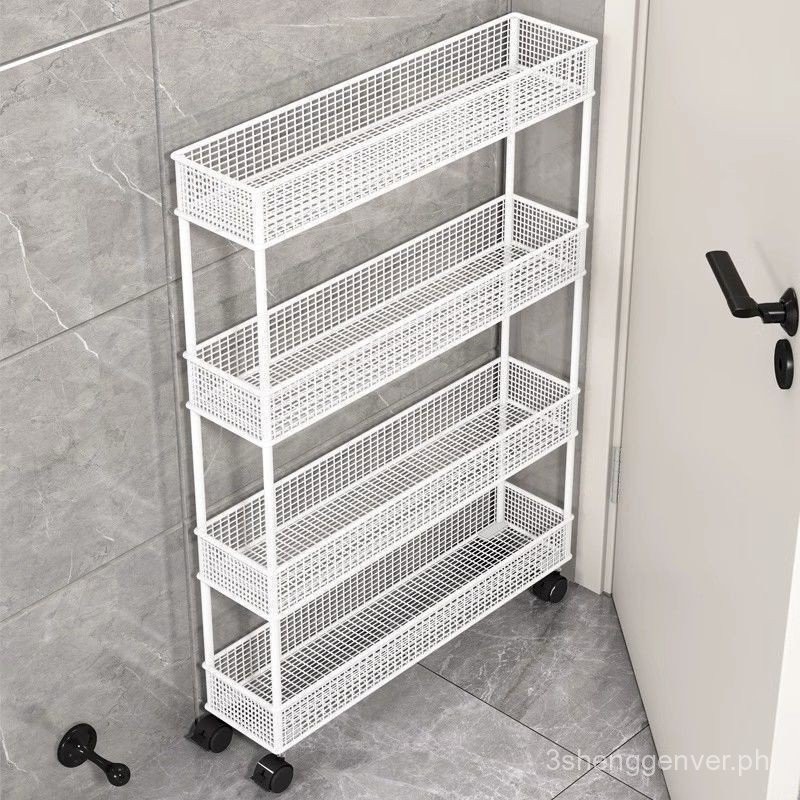 Behind the Door Slotted Bookshelf Narrow Slot Ultra Narrow Storage Rack ...