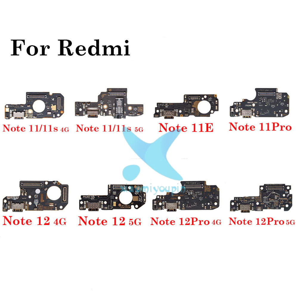 Charging Port For Redmi Note 11 11S 11 Pro 11E 4G 5G/Note 12/Note 12 Pro 4G 5G Charger Board ...