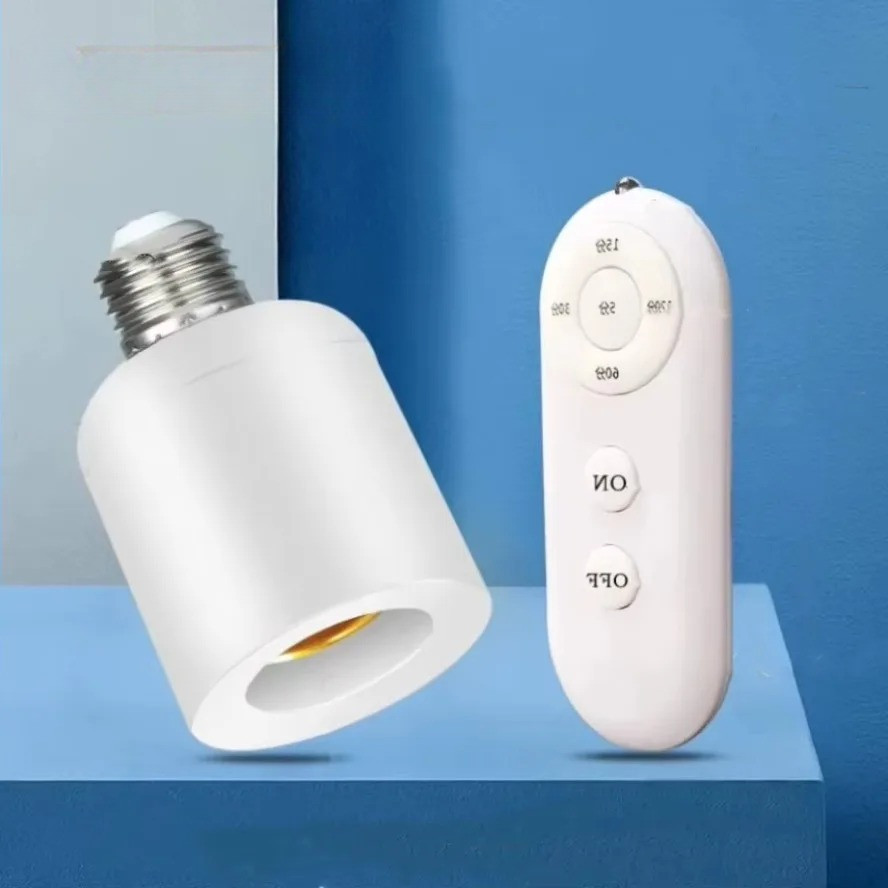 E27 Base Lamp Holder Wireless Light Switches Remote Control Light ...
