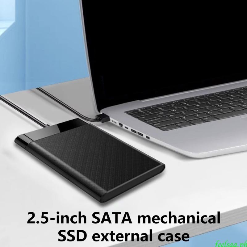 feelsaa USB Type C Hard Drive Enclosure for 2 5inch SATA3 0 Drive 6TB ...