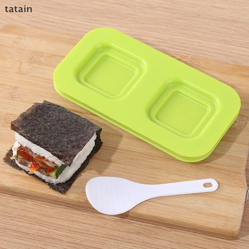 tatain Rice Burger Onigiri Mold Rice Ball Mould Sandwich Triangle ...