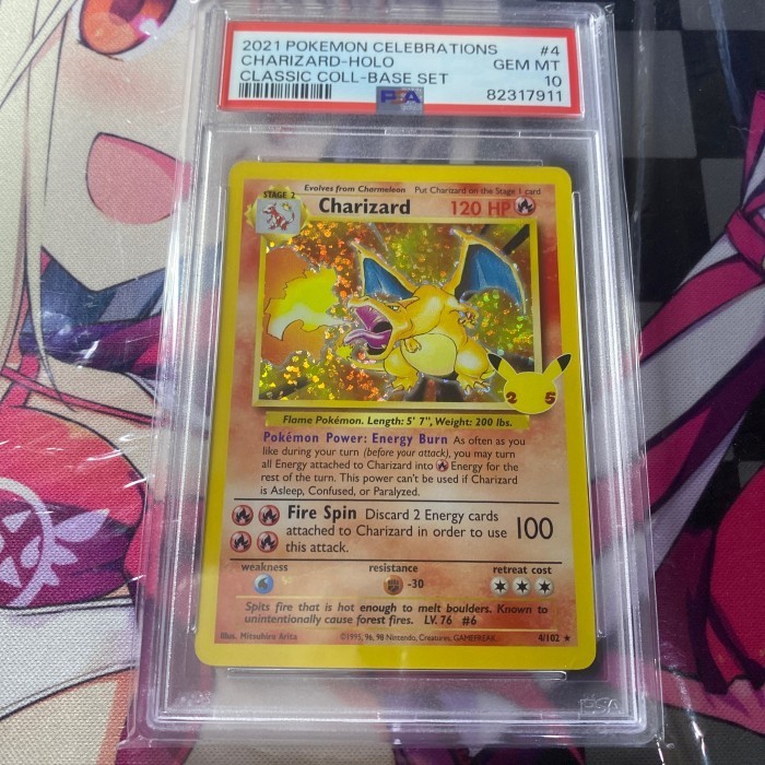 Pokemon TCG EN English SWSH 25th Celebrations Charizard Holo PSA 10 ...