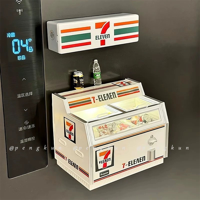 711 Convenience Store Refrigerator Stickers Magnet Stickers Freezer ...
