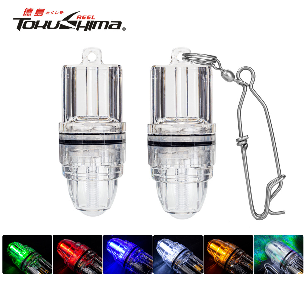 1 PC Portable LED Fishing Lure Night Light 6 Color Battery Powered ...