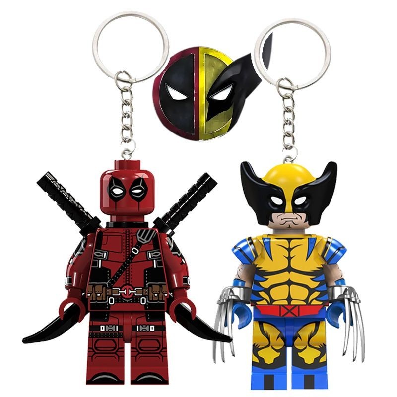 Compatible with building block keychains, Marvel building block ...