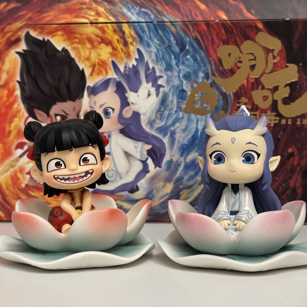 [1244 People Collection] Ceramic Lotus Base POPMART Nezha Ao Bing ...