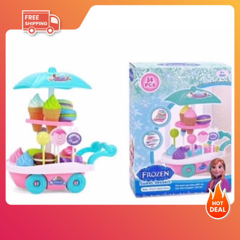 Samara Mini lce Cream Candy Car Toy Sweet Dessert Cart | Shopee Philippines
