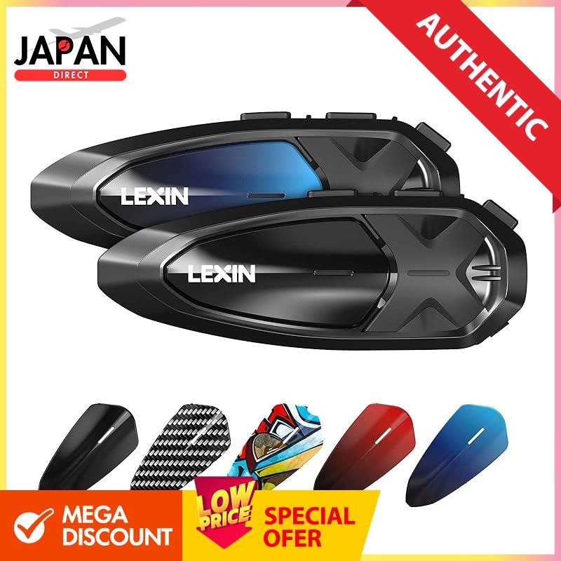 LEXIN Intercom Bike GTX Bike Intercom Music while talking 10-person ...