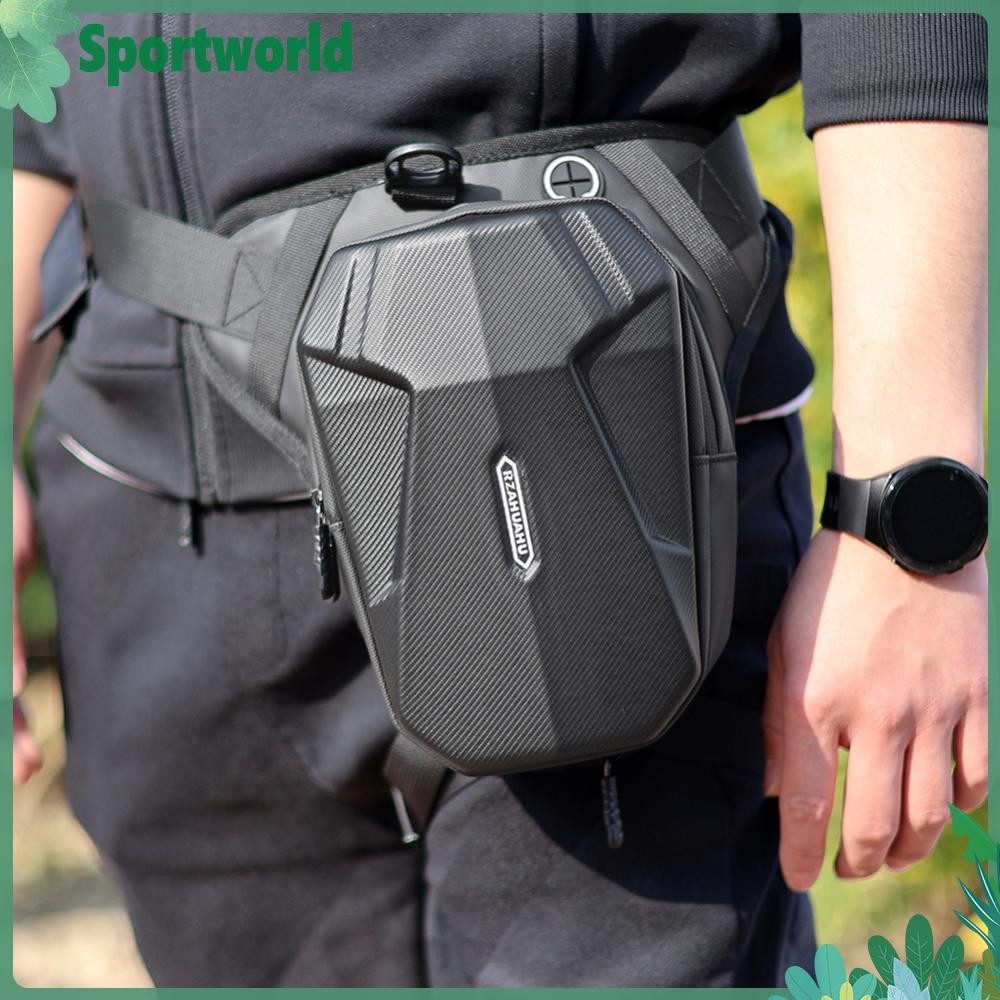 Motorcycle Bag Messenger Bag Leg Side Bag Hard EVA Case Belt Bag ...