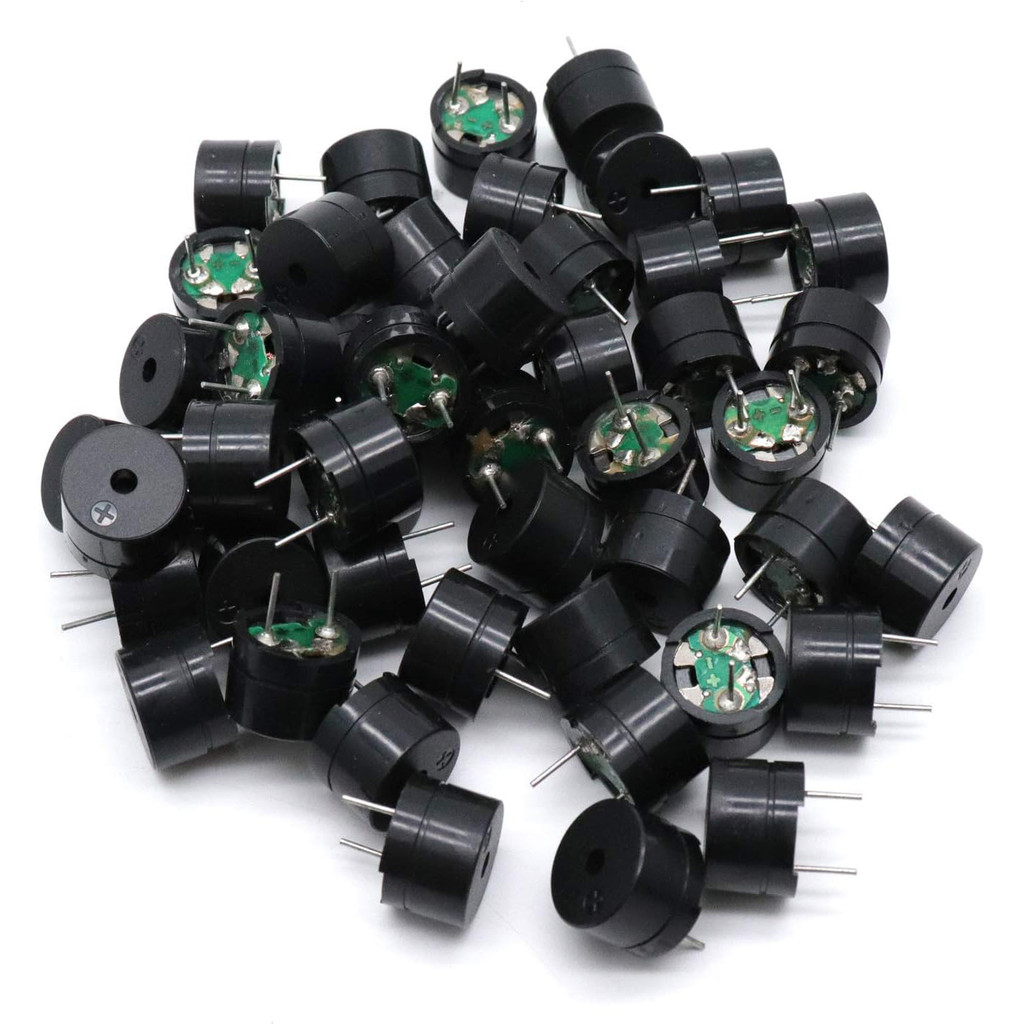 10pcs 12085 Passive Buzzer 12MM*8.5MM 42R Resistance 5V in Common Use Mini Piezo Buzzers Kit ...
