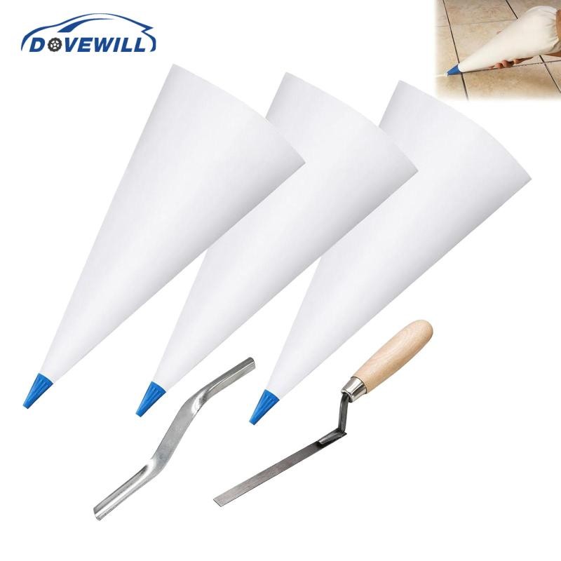 [Dovewill] Tile Grout Bag Cleaning Tiling Filling Grouting Bag for ...