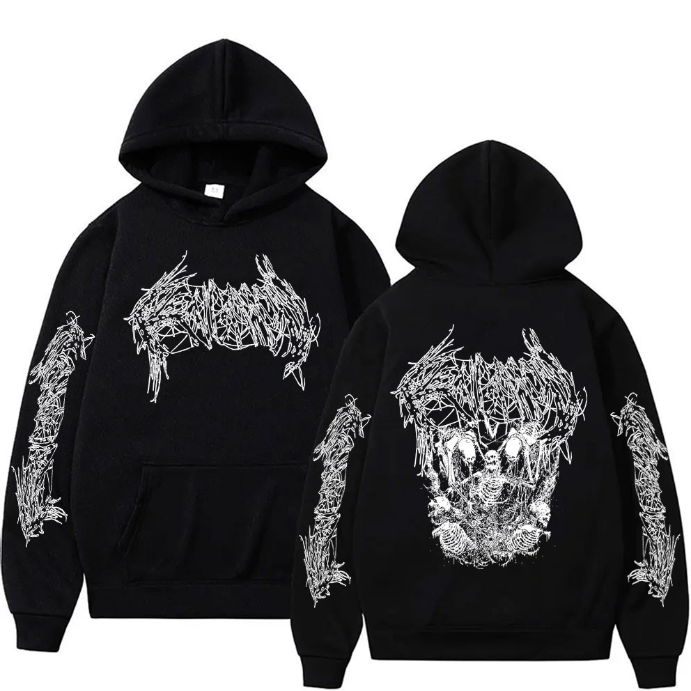 Rapper Ken Carson Hip Hop Oversized Hoodie Death Mosh A Great Chaos ...