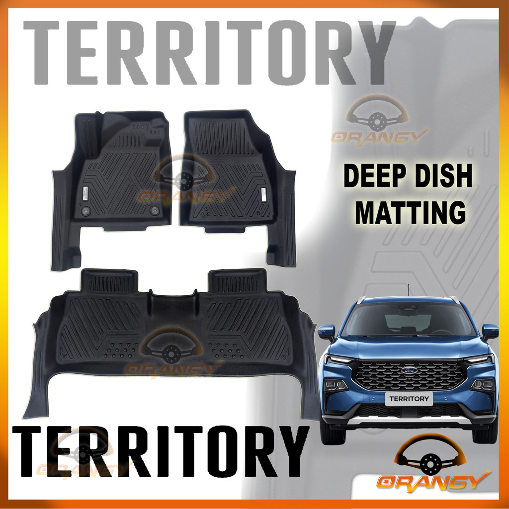 Ford Territory 2023 to 2024 5D / 7D EXCELLENT Deep Dish Matting PREMIUM ...