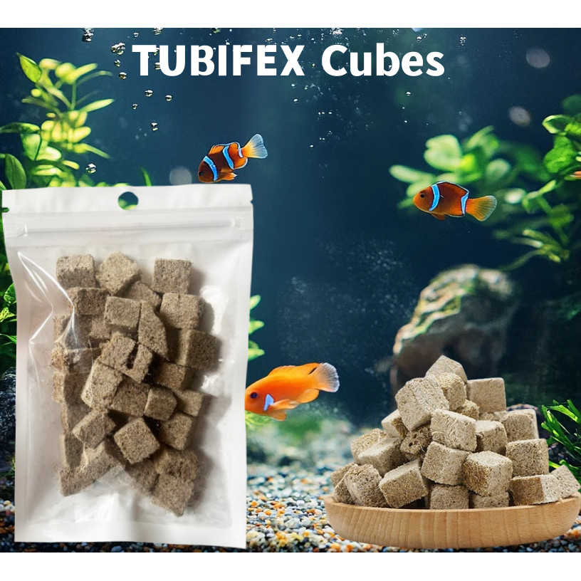 TUBIFEX FREEZE-DRIED Aquarium Pet Food For Fish, Turtles | Shopee ...