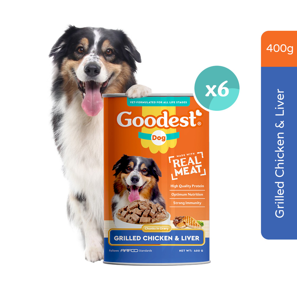 Goodest Dog Grilled Chicken & Liver x6 (400g) | Shopee Philippines