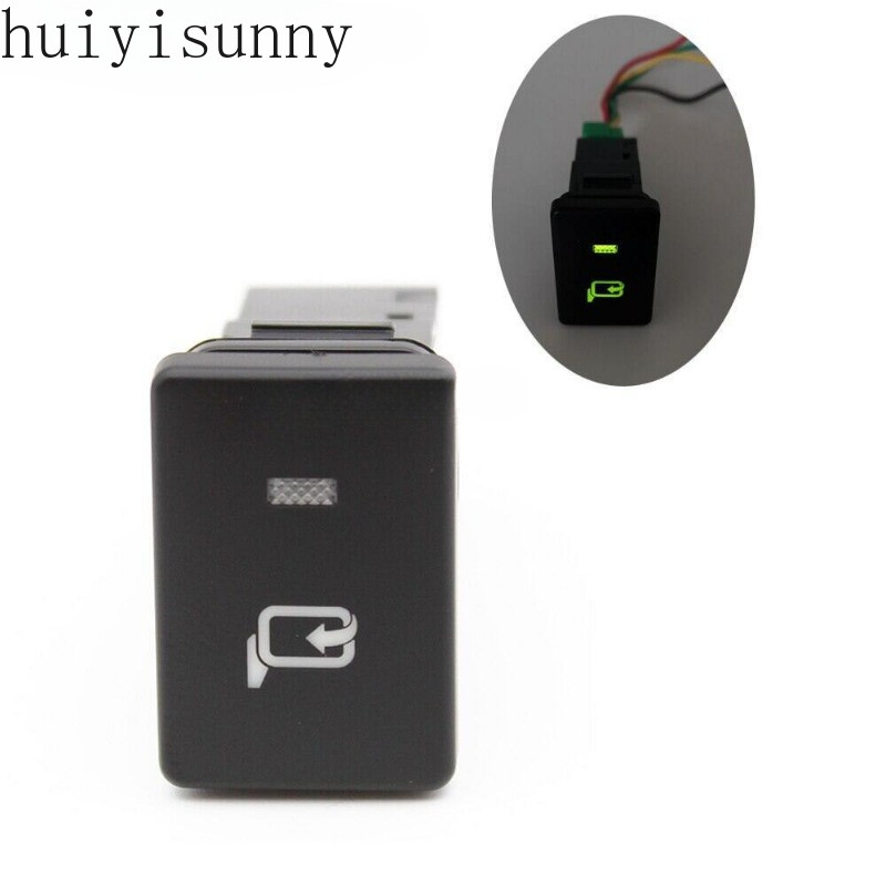 HYS For Toyota Camry Prius Corolla Green LED Light Wing Mirror Button ...