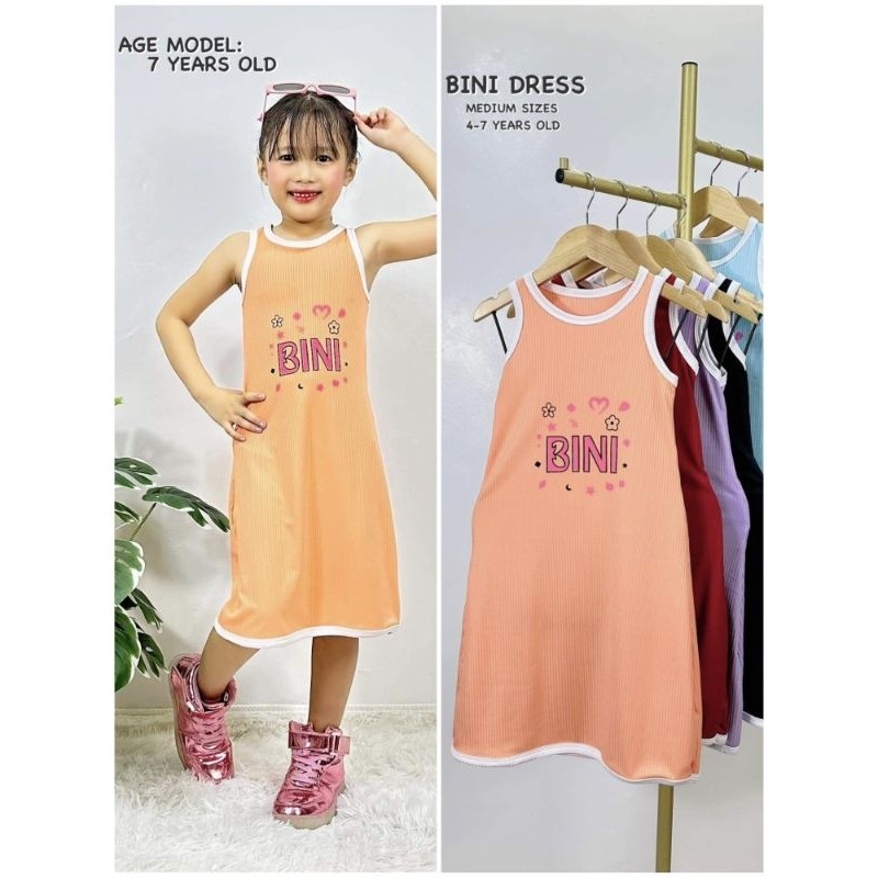 Bini Dress (fits 4-6years old) Classy | Shopee Philippines