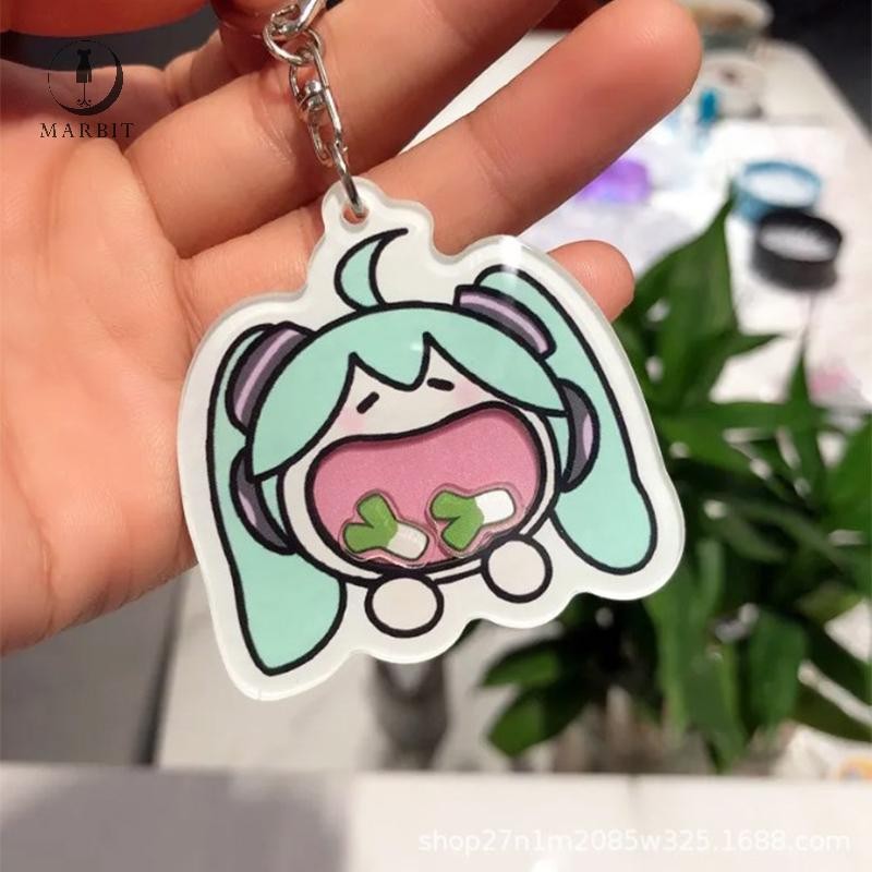 Marbit Hatsune Miku Keychain Animation Peripheral Cartoon Cute Backpack ...